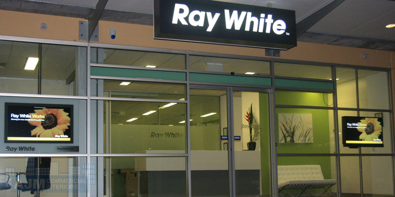 Ray White Full Office Fitout Completed By AJM Commercial Interiors